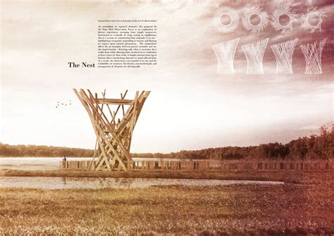Architecture Project Lattice Structured Tower Featuring Cross Laminated Timber And Charred
