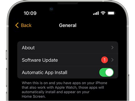 Ios Iphone Pro Watchos Settings General Software Update Available