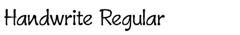 handwrite font webfont and desktop myfonts