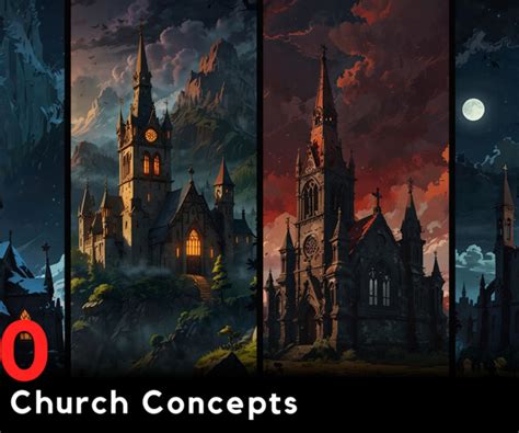 Artstation 300 Gothic Church Concept Art 8k Artworks