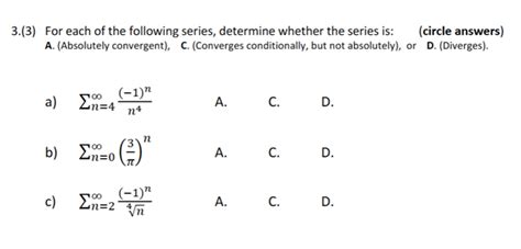 3 3 ﻿for each of the following series determine
