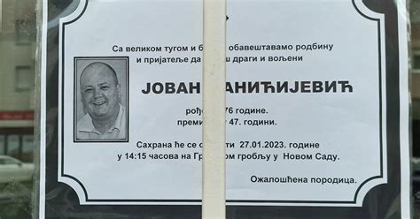 Ovo Je Jovan Koji Je Ubijen U Veterniku Telegraf Rs