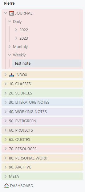 minimalist colored folders share and showcase obsidian forum