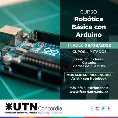 Curso De Robótica Básica Con Arduino Utn Concordia