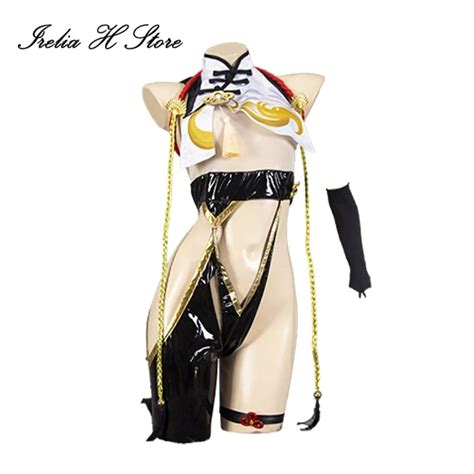 Irelia H Store Genshin Impact Shenhe Cosplay Costume Shenhe Sexy Bikini