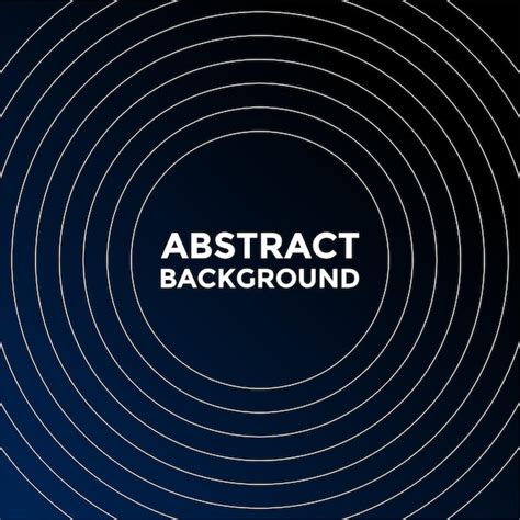 Premium Vector Abstract Flat Circle Background