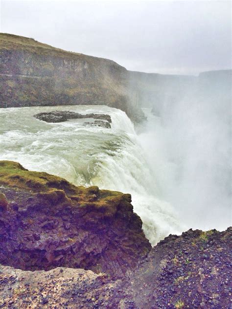 Der Gold Wasserfall Gullfoss In Island Colorfulcities De