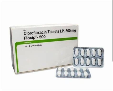 Ciprofloxacin Tablets I P 500 Mg At 45 Stripe Ciprofloxacin HCL