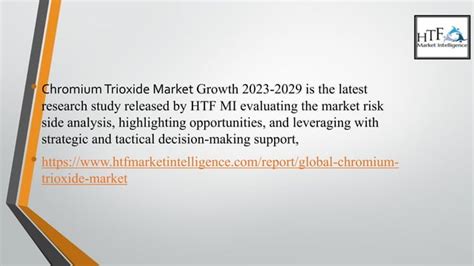 Chromium Trioxide Market Ppt