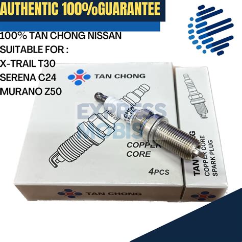 TAN CHONG NISSAN XTRAIL SPARK PLUG TC5ALFR11 5ALFR11AP T30 SERENA C24