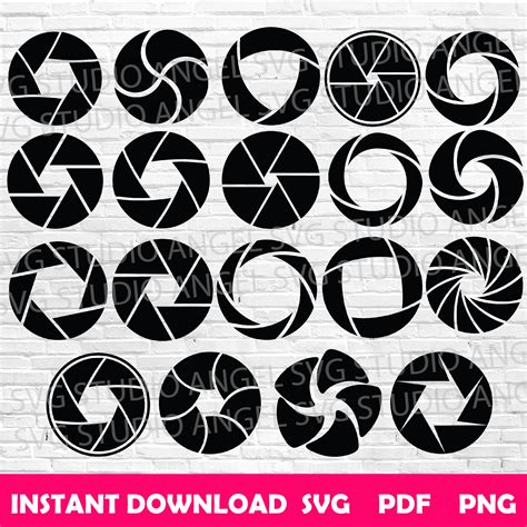 Camera Shutter Svg Camera Shutters Svg Camera Shutter Cricut Svg Camera