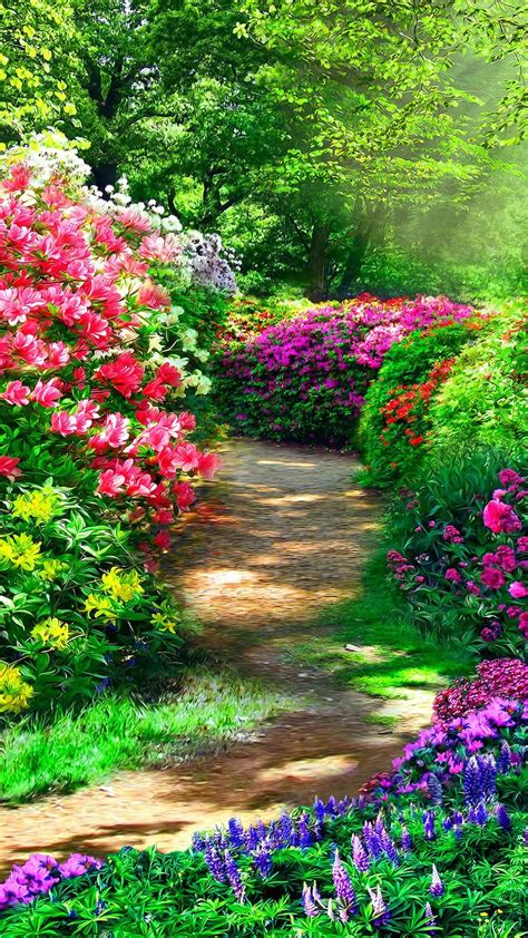 Flower Garden Wallpapers 27 Images Wallpapercat