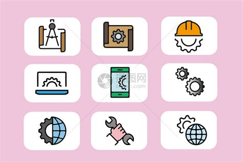 制造工业类图标插画图片下载 正版图片400204673 摄图网