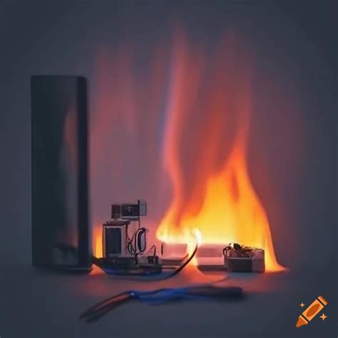 Fire From An Electrical Short Circuit
