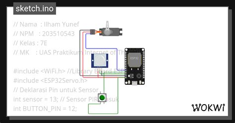 PIR Copy Wokwi ESP STM Arduino Simulator