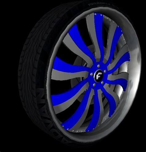 3d Forgiato Wheel Pack V1 Model