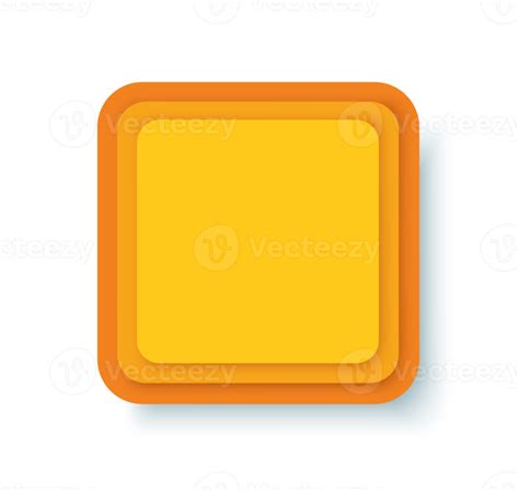 Yellow Frame Template Illustration 12467215 PNG