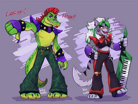 Roxy And Monty Security Breach Fnaf Art Fnaf Cool Captions