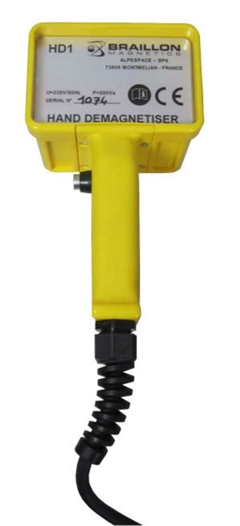 Hand Demagnetizer Type Dem Hd1 And Hd2 Braillon Magnetics