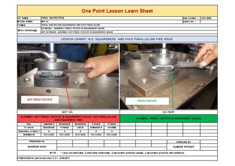 1 Point Lesson Sl Pdf