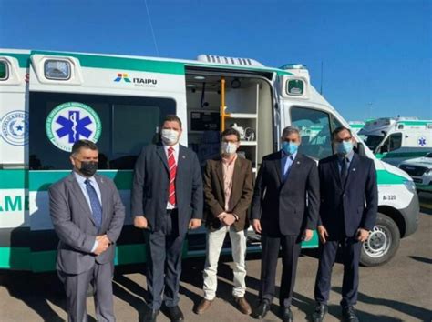 Marito hace entrega de una ambulancia a la XIII Regio Sanitaria de Amambay Ponta Porã Informa