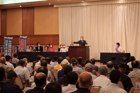 参議院全国比例候補 進藤金日子 演説会 自民党 衆議院議員 田所よしのりオフィシャルブログ
