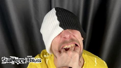 Guy Hard Biting Hand Goddess Extreme Close Up Pushing Fingers Into Mouth Marks On Fingers