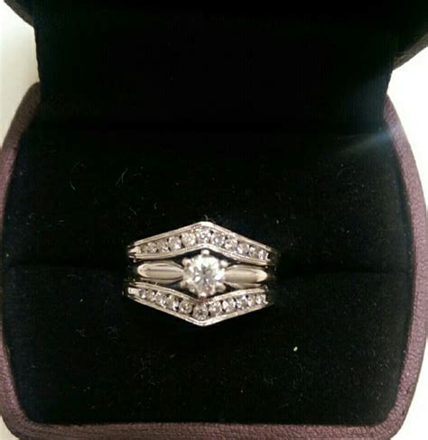 K Gold Diamond Wedding Ring Set Never Liked It Anyway