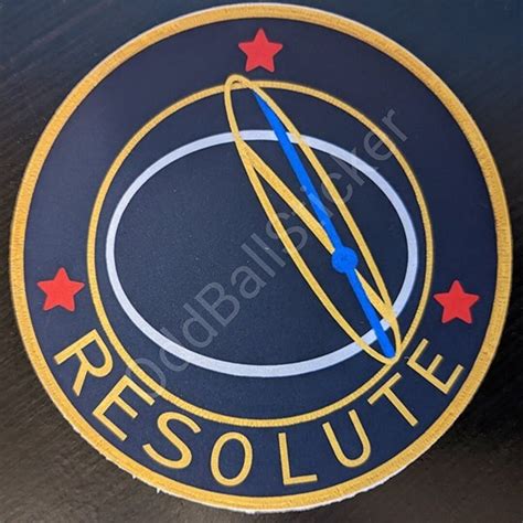 Lost In Space Resolute Shipmission Patch Sticker Etsy