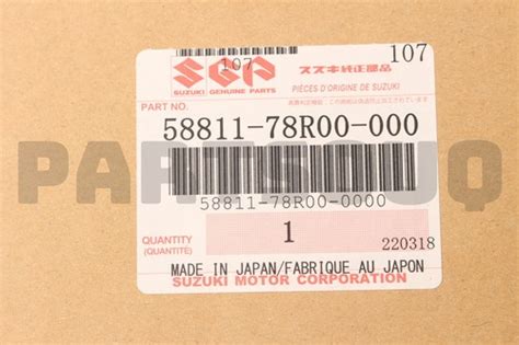 5881178r00 Genuine Suzuki Panelfr Fenderl 58811 78r00 Ebay