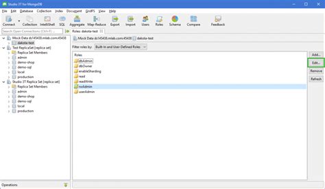 List Mongodb Users By Role Grant Roles More Studio T