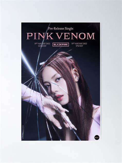 Blackpink Posters New Blackpink Lisa Pink Venom Poster ®blackpink