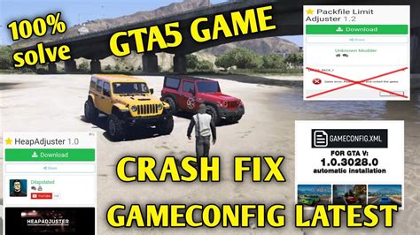 Gta5 Game Crash Fix Gameconfig Latest Version Script Hook V After