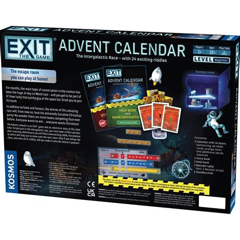 Exit The Game Advent Calendar The Silent Storm — Solve It And Escape