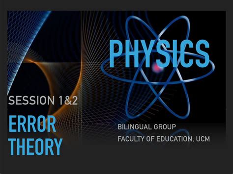 Pdf Physics Error Theory Ucmes Dokumentips