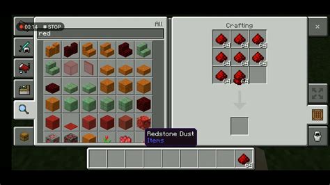 Minecraft Redstone Block Recipe Youtube
