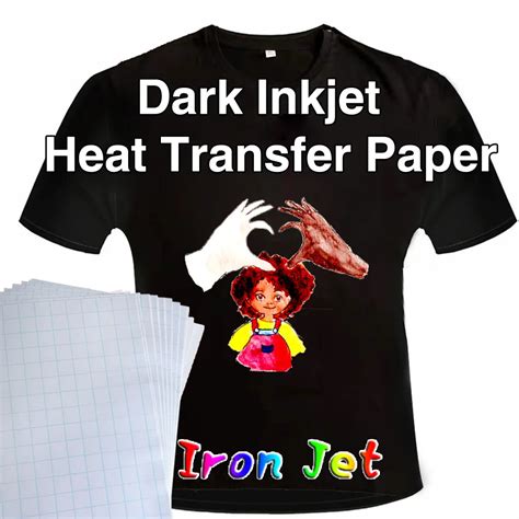A4 밝은 어두운 면직물 Diy 철 열 프레스 인쇄 용지 잉크젯 승화 인쇄 용지 열전사 용지transfer Paper Aliexpress