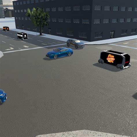 unity simulation of automated coordination at an unsignalized