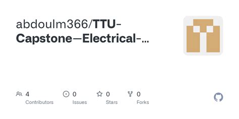Github Abdoulm366ttu Capstone Electrical Class Kit