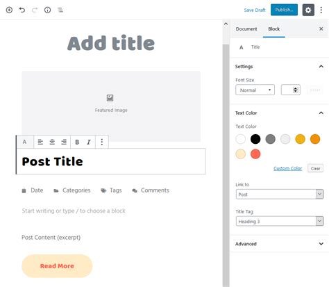 Getwid Gutenberg Custom Post Type Block Motopress