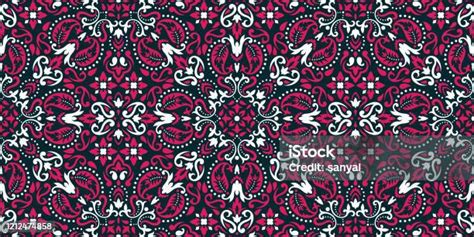 양탄자 카펫 타피 목도리 수건 직물 요가 매트에 대한 직사각형 원활한 반다나 인쇄 벡터 디자인 목 스카프 또는 손수 무늬 디자인 페이즐리가 있는 전통적인 장식 적인 민족