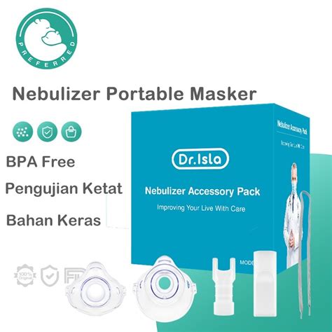 Jual Preffered Nebulizer Portable Masker Paket Aksesori Nebulizer Asli