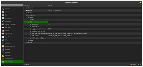 Add Orfeo ToolBox OTB Processing Provider In QGIS BNHR
