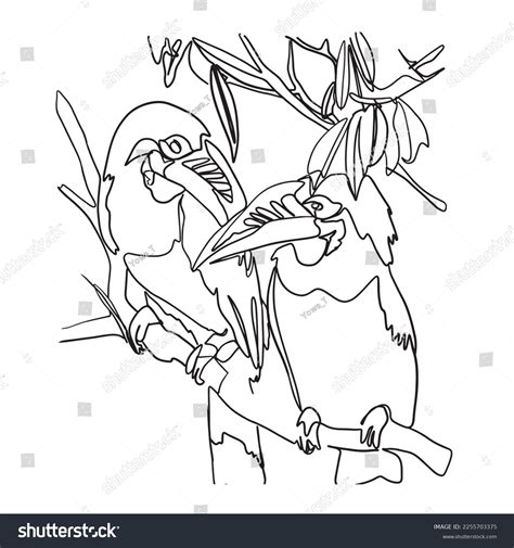 One Line Drawing Bird Vector Illustration Stock Vector Royalty Free Shutterstock