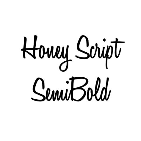 Honey Script SemiBold Free Fonts On Creazilla Com