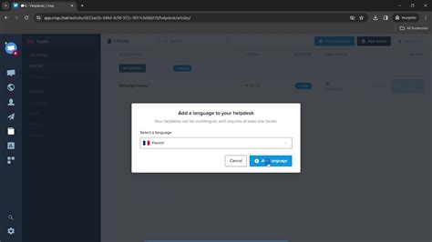 Crisp Changing Language Flow On Web Page Flows