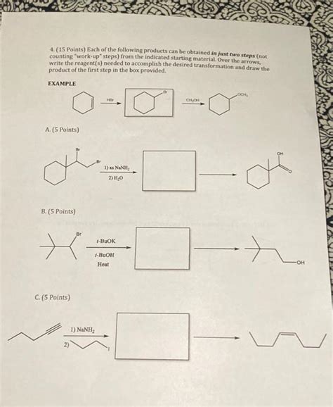 solved 4 15 points each of the following products can be