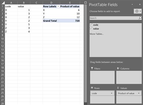 excel sumif but for products stack overflow