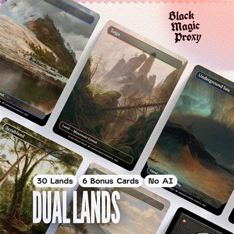True Dual Mtg Proxies Etsy