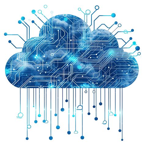 Artificial Intelligence Cloud Computing Concept, Artificial Intelligence, 3d Rendering, Science ...